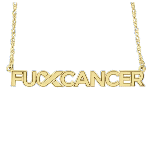 F Cancer Logo Necklace (more colors!)